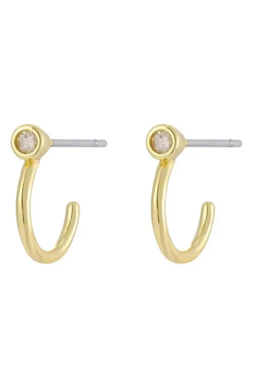 ST. MORAN Crystal Wrap Around Hoop Earrings