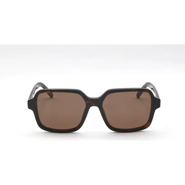 MAISON MARGIELA 56mm Square Frame Sunglasses - Havana
