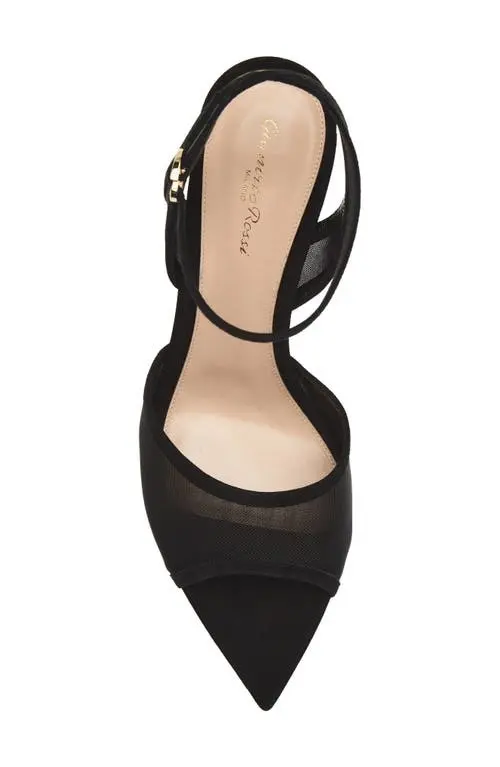 GIANVITO ROSSI Dorotea Mesh Platform Sandal