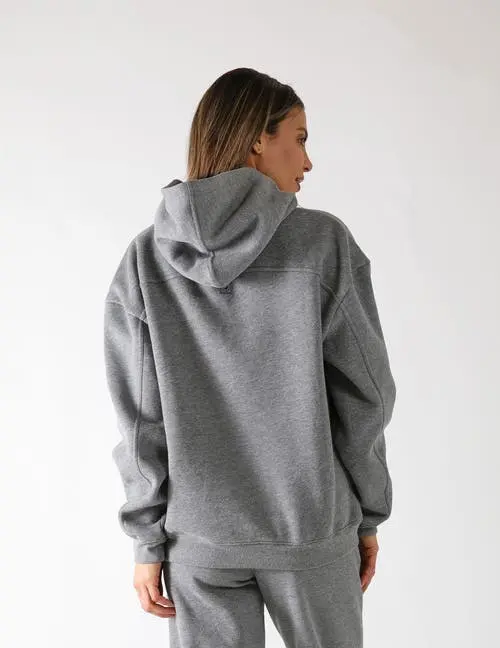 GLYDER Buffalo Hoodie - Carbon Heather
