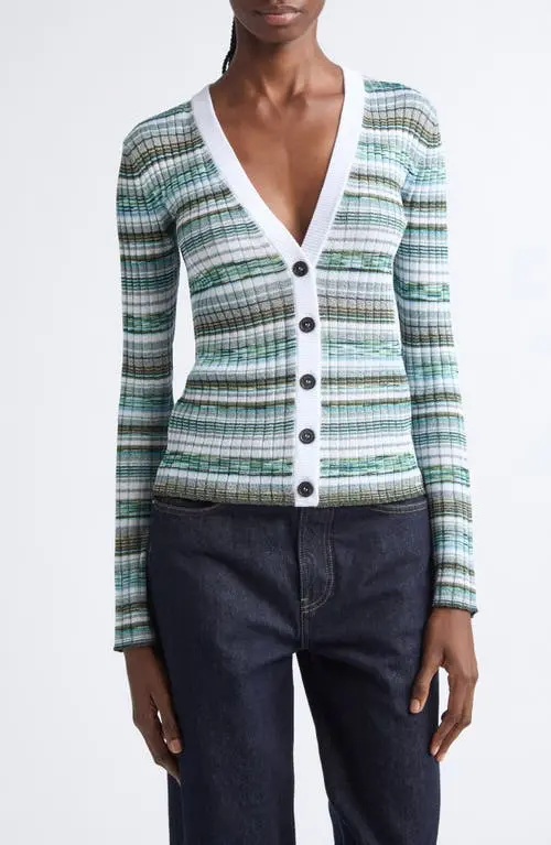 Missoni Mixed Stripe Ribbed Cardigan - S72r4