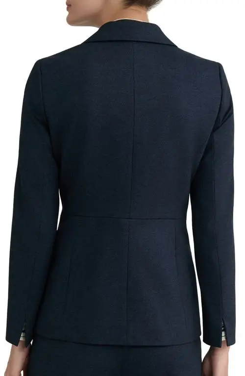 KASPER Notched Lapel Blazer With Waist Seam