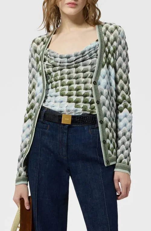 Missoni Metallic Lace Cowl Neck Camisole