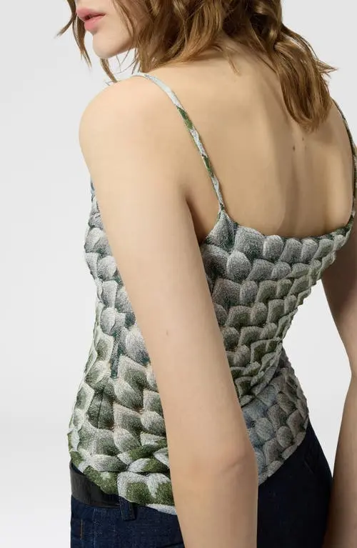 Missoni Metallic Lace Cowl Neck Camisole
