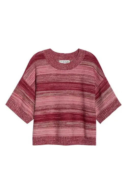 CITY BLUES Broome Marled Stripe Sweater