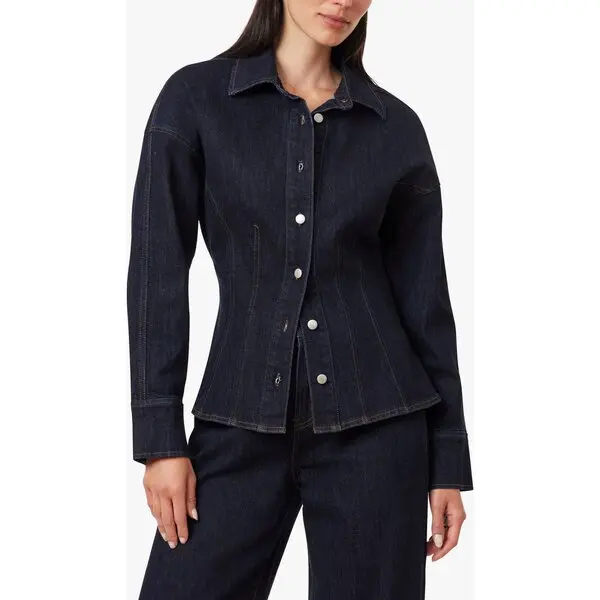 Habitual Seamed Stretch Denim Shirt