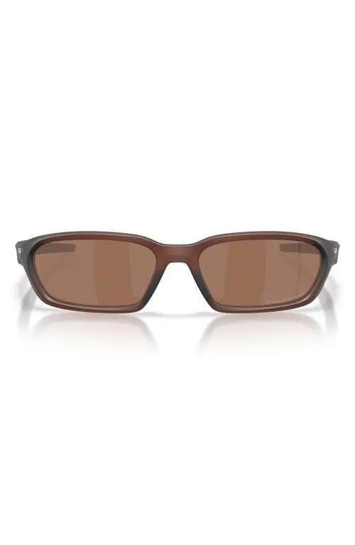 Oakley Terraforma Rectangle Sunglasses - Matte Rootbeer/prizm