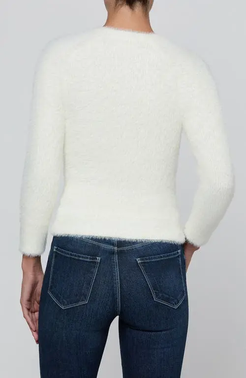 L'Agence Agathe Fuzzy Cropped Cardigan