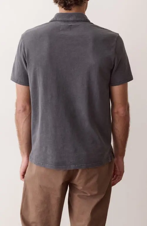 Marine Layer Luxe Slub Organic Cotton Pocket Polo