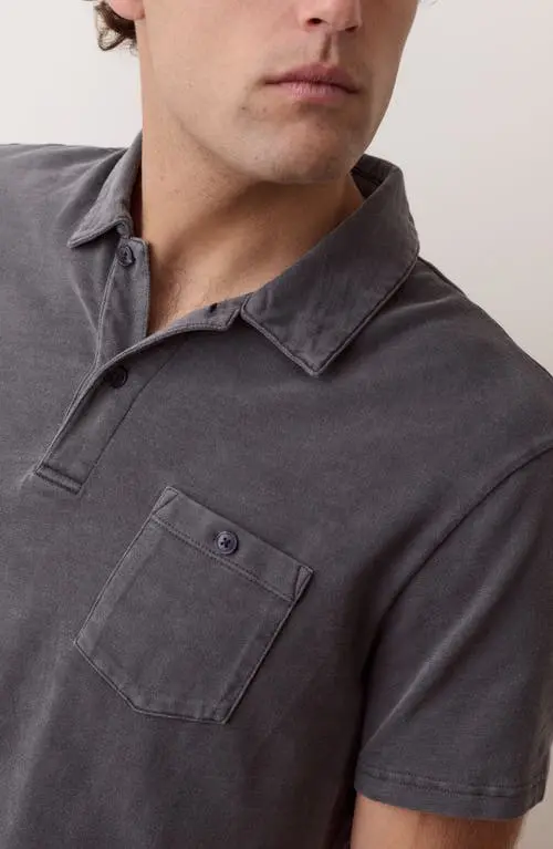 Marine Layer Luxe Slub Organic Cotton Pocket Polo
