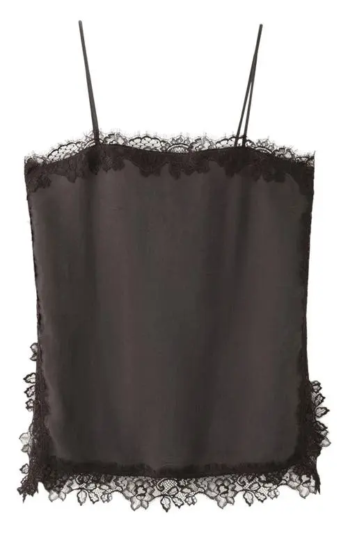 Mango Lace Satin Camisole
