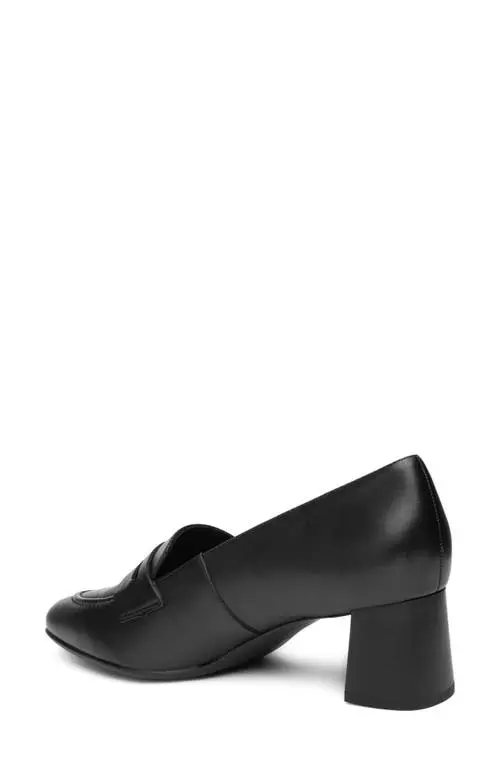 ARA Ambrosia Pointed Toe Block Heel Pumps - Black 1