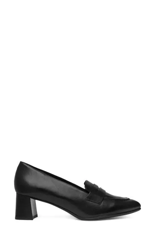 ARA Ambrosia Pointed Toe Block Heel Pumps - Black 1