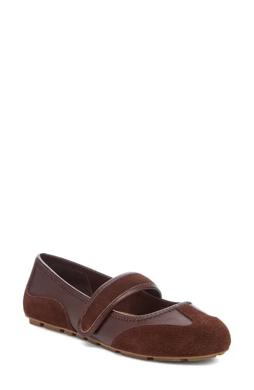 KELSI DAGGER BROOKLYN Damon Leather Mary Jane Flat