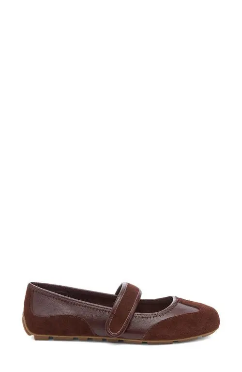 KELSI DAGGER BROOKLYN Damon Leather Mary Jane Flat