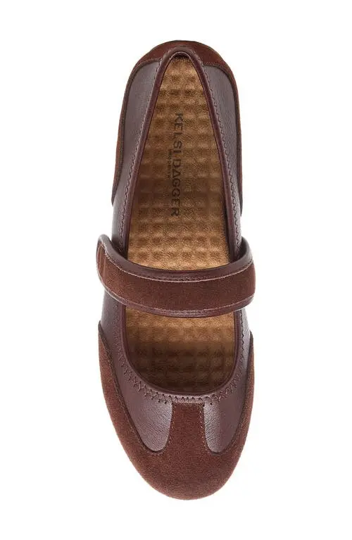 KELSI DAGGER BROOKLYN Damon Leather Mary Jane Flat
