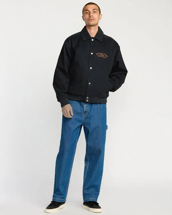 Volcom Highsiders Jacket Varsity Style Canvas And Twill With Embroidered Detail