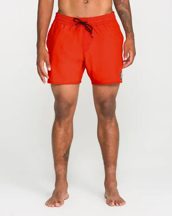 Volcom Lido Solid Trunks - Tangerine