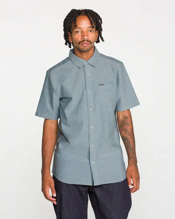 Volcom Everett Oxford Ii Short Sleeve Shirt
