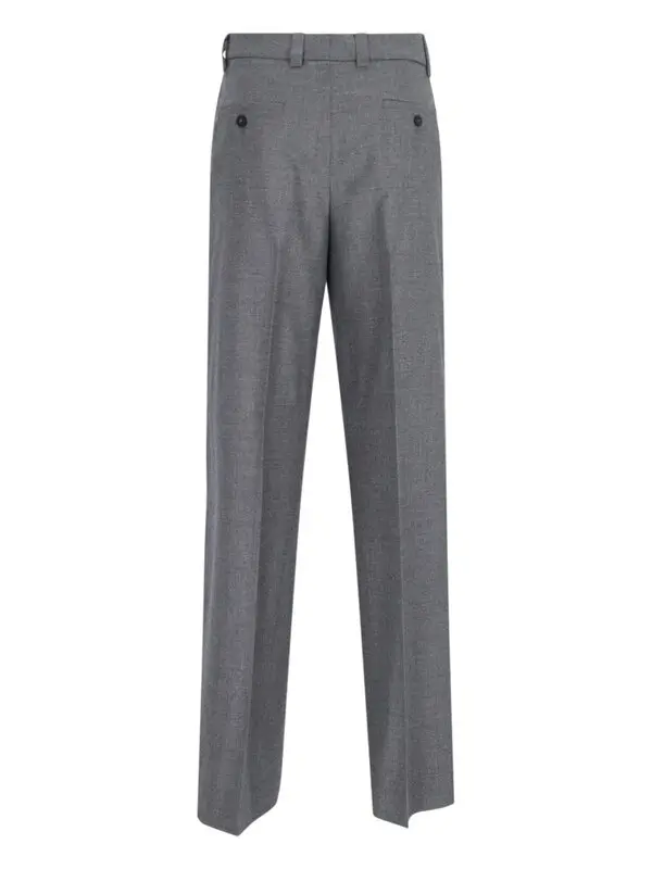 Incotex Neera" Wide Leg Virgin Wool Pants