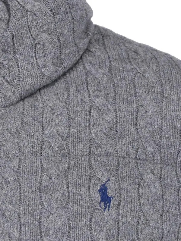 Polo Ralph Lauren Down Jacket In Wool And Cashmere