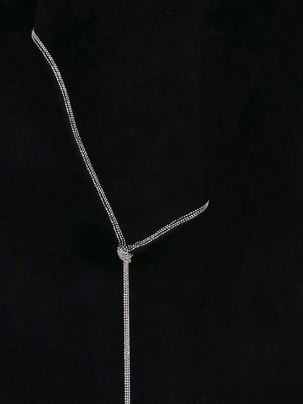 Giorgio Armani Vest In Viscose With Rhinestones