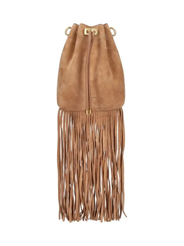 JIMMY CHOO Bucket Bag "bon Bon - Brown