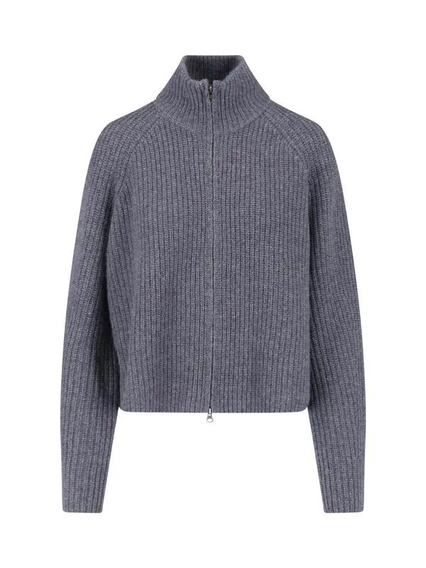 LISA YANG Sadie Cashmere Zip Cardigan