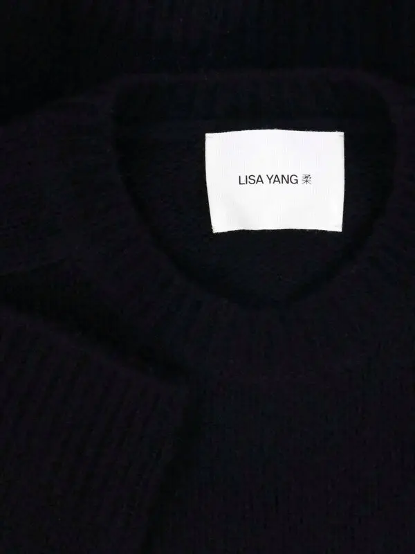 LISA YANG Cashmere Sweater "solene - Black