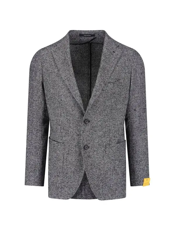 Tagliatore Single-breasted Blazer In Wool Blend