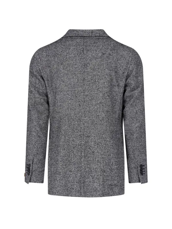 Tagliatore Single-breasted Blazer In Wool Blend