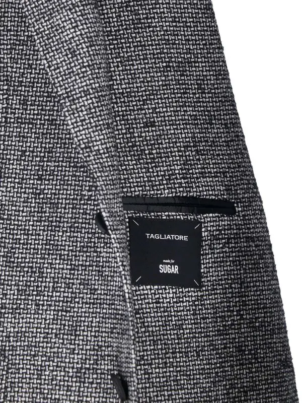 Tagliatore Single-breasted Blazer In Wool Blend