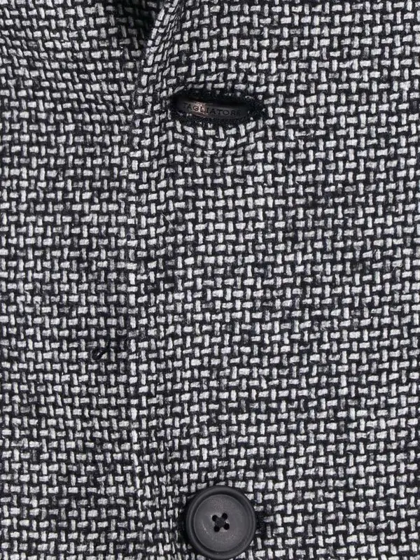 Tagliatore Single-breasted Blazer In Wool Blend