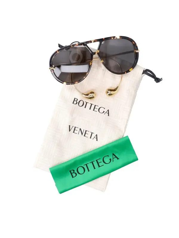 Bottega Veneta Aviator Sunglasses "drop