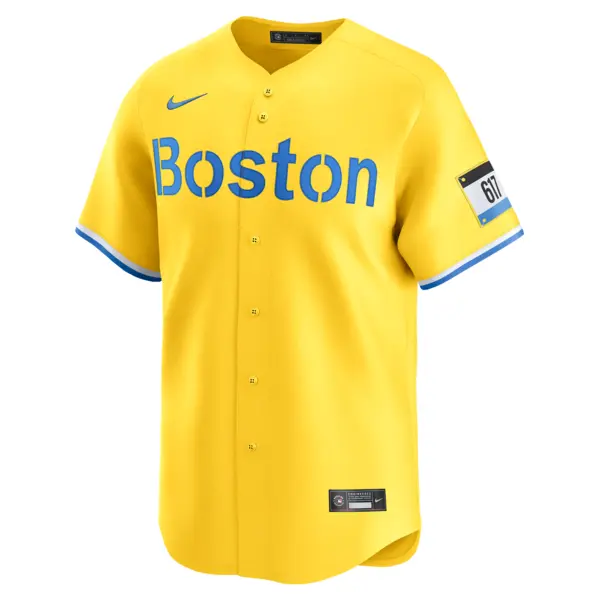 Nike David Ortiz Boston Red Sox City Connect Mlb Limited Jersey - Yellow