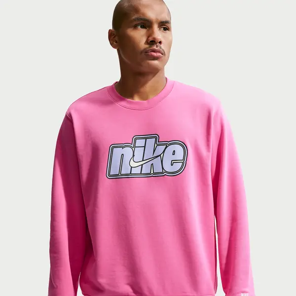 Nike Sportswear Club French Terry Crew-neck Sweatshirt - Pink