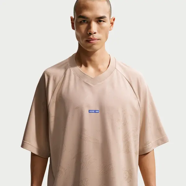 Nike Sb Jacquard Skate Jersey Top - Brown