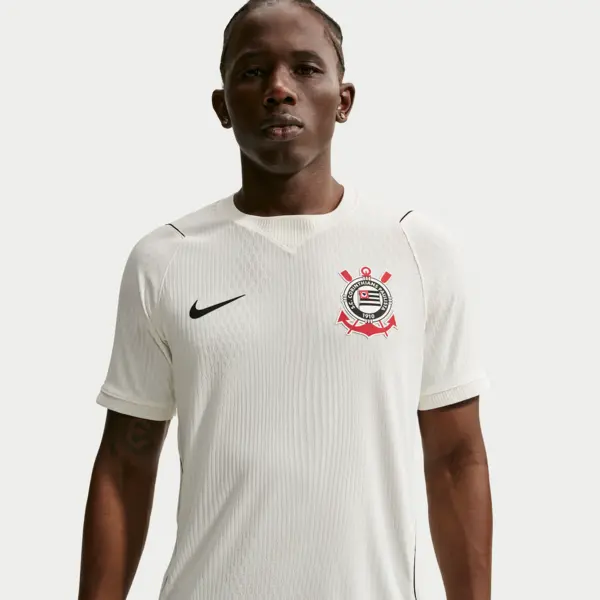 Nike S.c. Corinthians 2026/27 Match Home Aero-fit Soccer Authentic Jersey - White