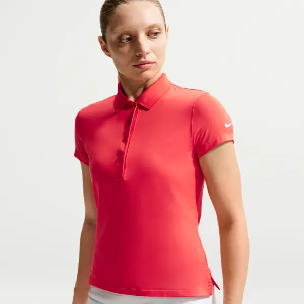 Nike Golf Club Dri-fit Uv Short-sleeve Golf Polo - Red