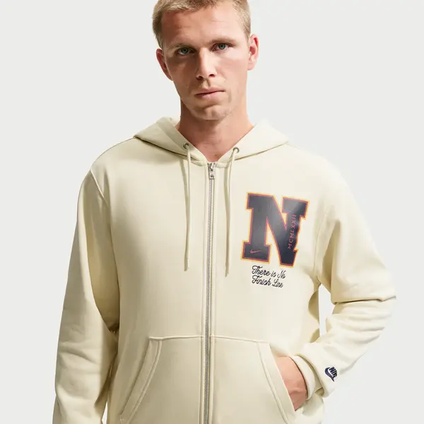 Nike Sportswear Club French Terry Full-zip Hoodie - Brown