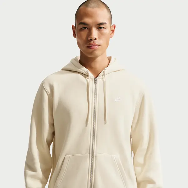 Nike Club Full-zip Fleece Hoodie - Brown