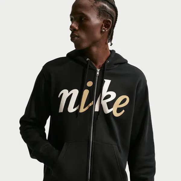 Nike Sportswear Club Fleece Full-zip Hoodie - Black