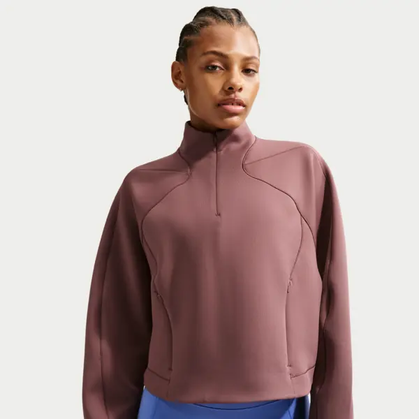 Nike Dri-fit Universa 1/4-zip Top - Purple