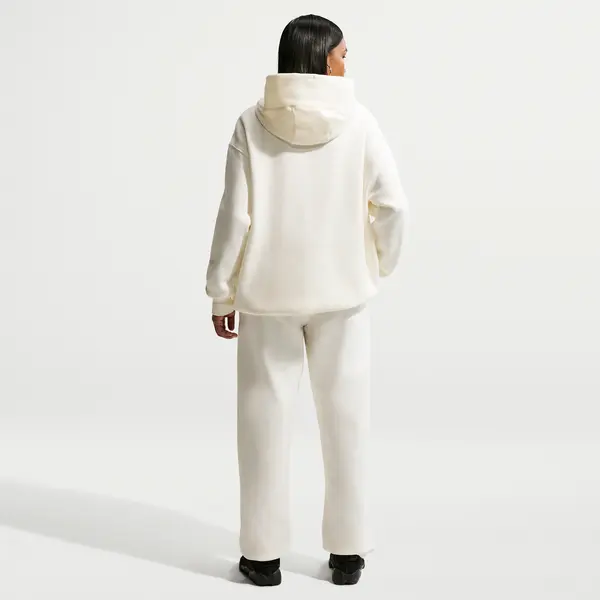Nike Phoenix Fleece Oversized High-waisted Jogger Pants - White