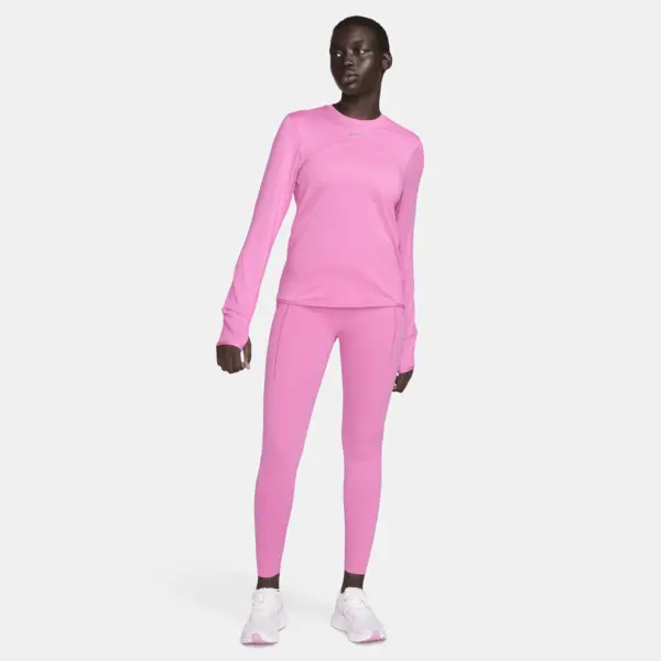Nike Dri-fit Swift Element Uv Long Sleeve Running Top
