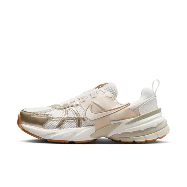 Nike V2k Run Sneakers With Reflective Accents - White