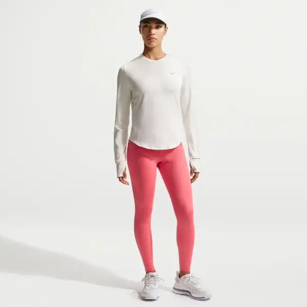 Nike Swift High-waisted 7/8 Running Leggings With Pockets - Pink