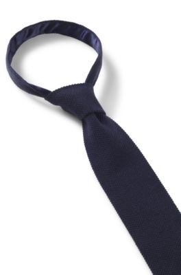 BOSS Jacquard-patterned Wool Neck Tie