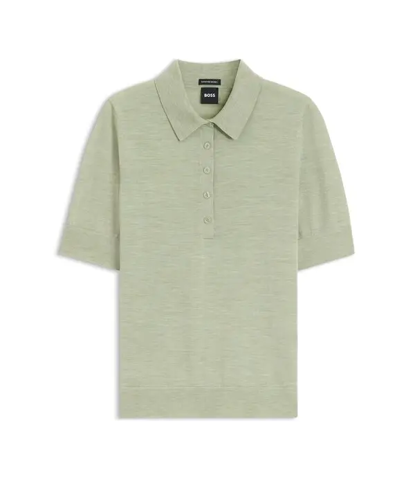 BOSS Superfine Merino Wool Knit Polo