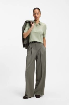 BOSS Superfine Merino Wool Knit Polo